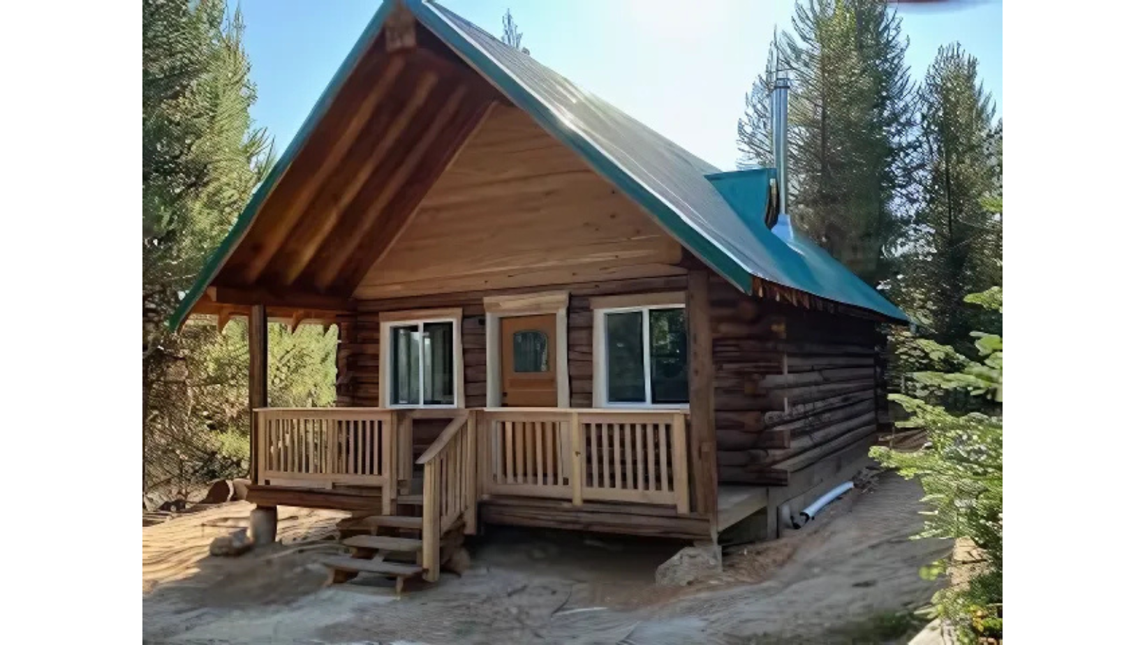 One Bedroom Log Cabin Kit | L & H Customs